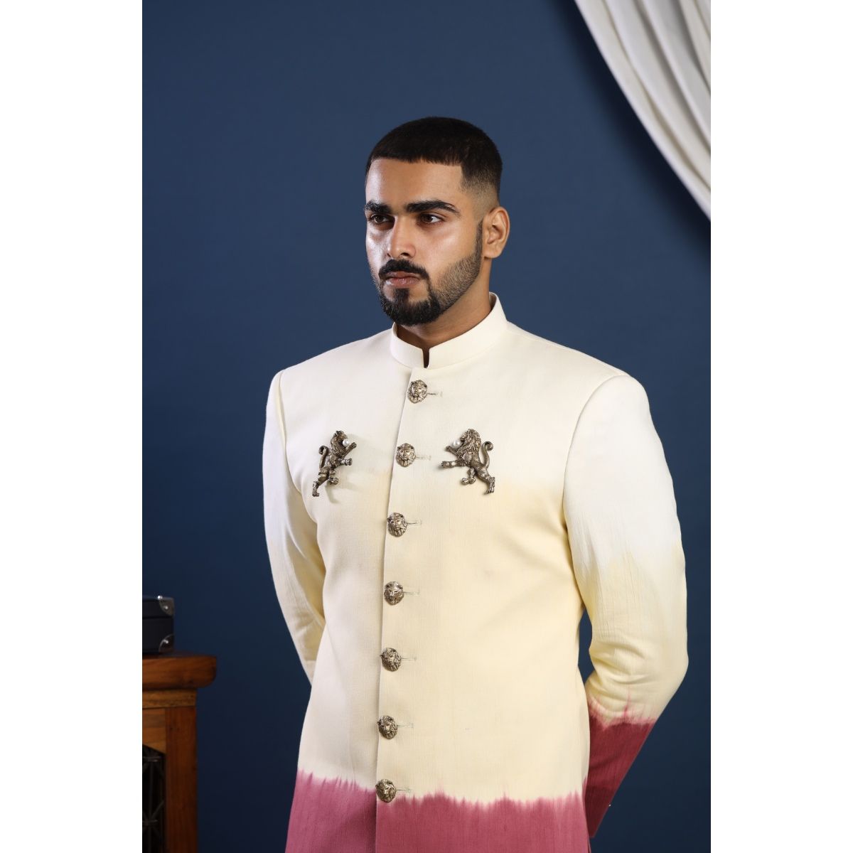 Buy Cosa Nostraa Roaring Lion Fireball Lapel Pin Online