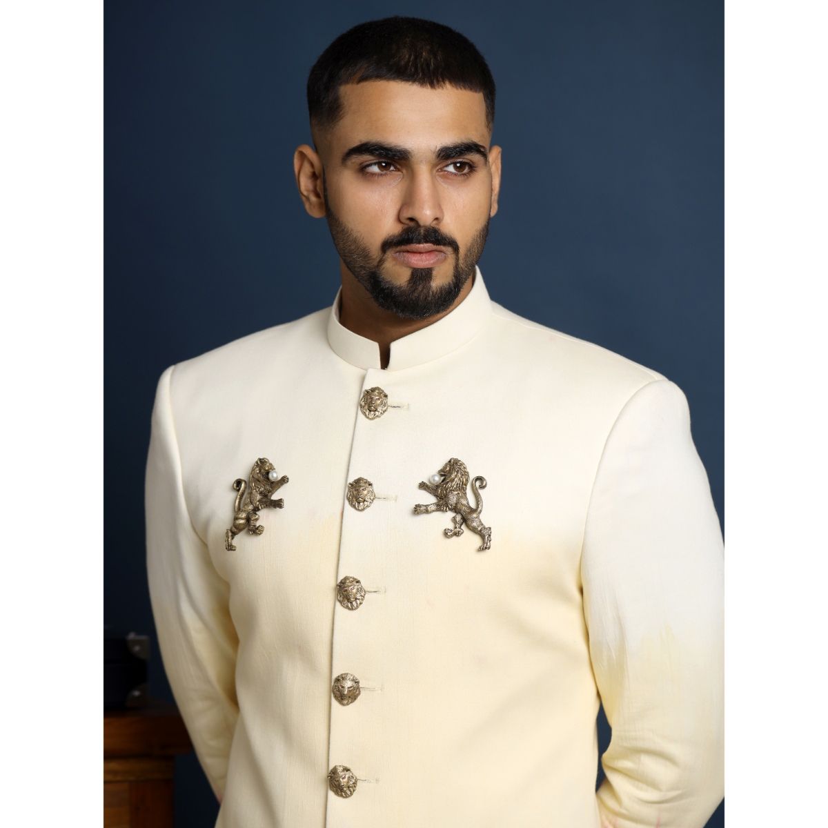 Buy Cosa Nostraa Roaring Lion Fireball Lapel Pin Online