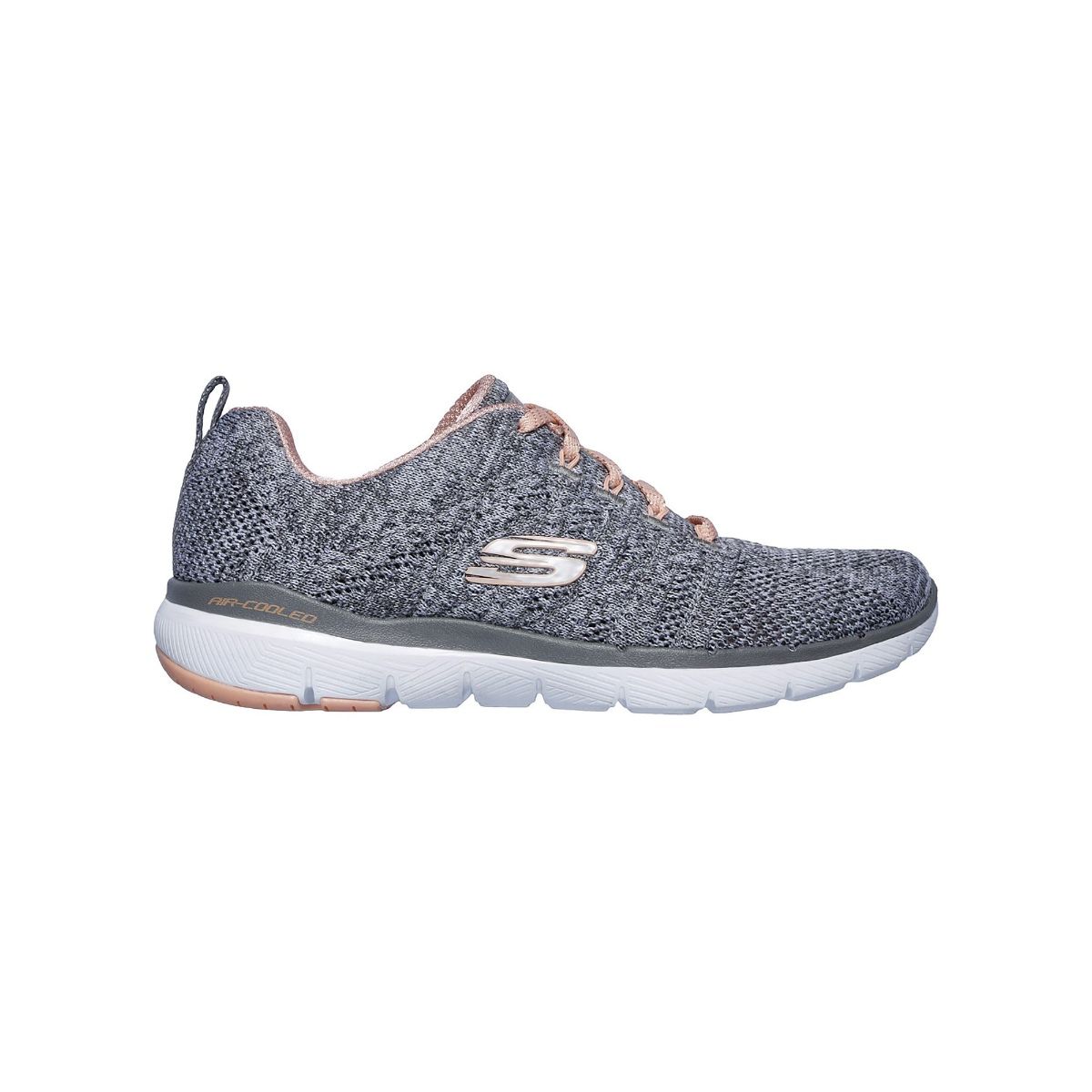 Buy SKECHERS Grey Flex Appeal 3.0 High Tides Casual Shoes Online