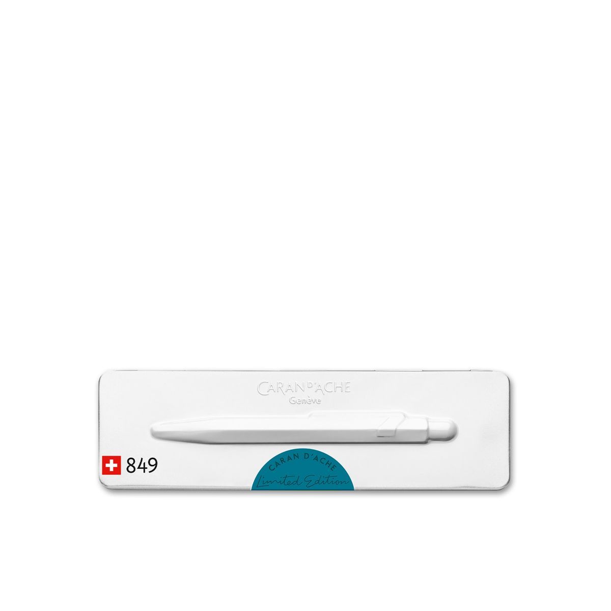 Caran D'Ache 849 Claim Your Style Ballpoint Pen Ice Blue: Buy Caran D ...