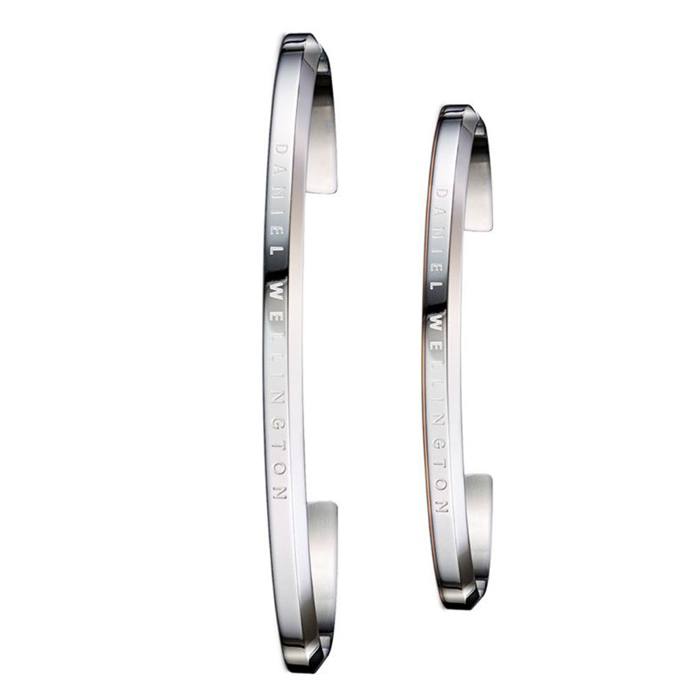 Buy Daniel Wellington Classic Silver Bracelet Set ( Large & Small ) Online
