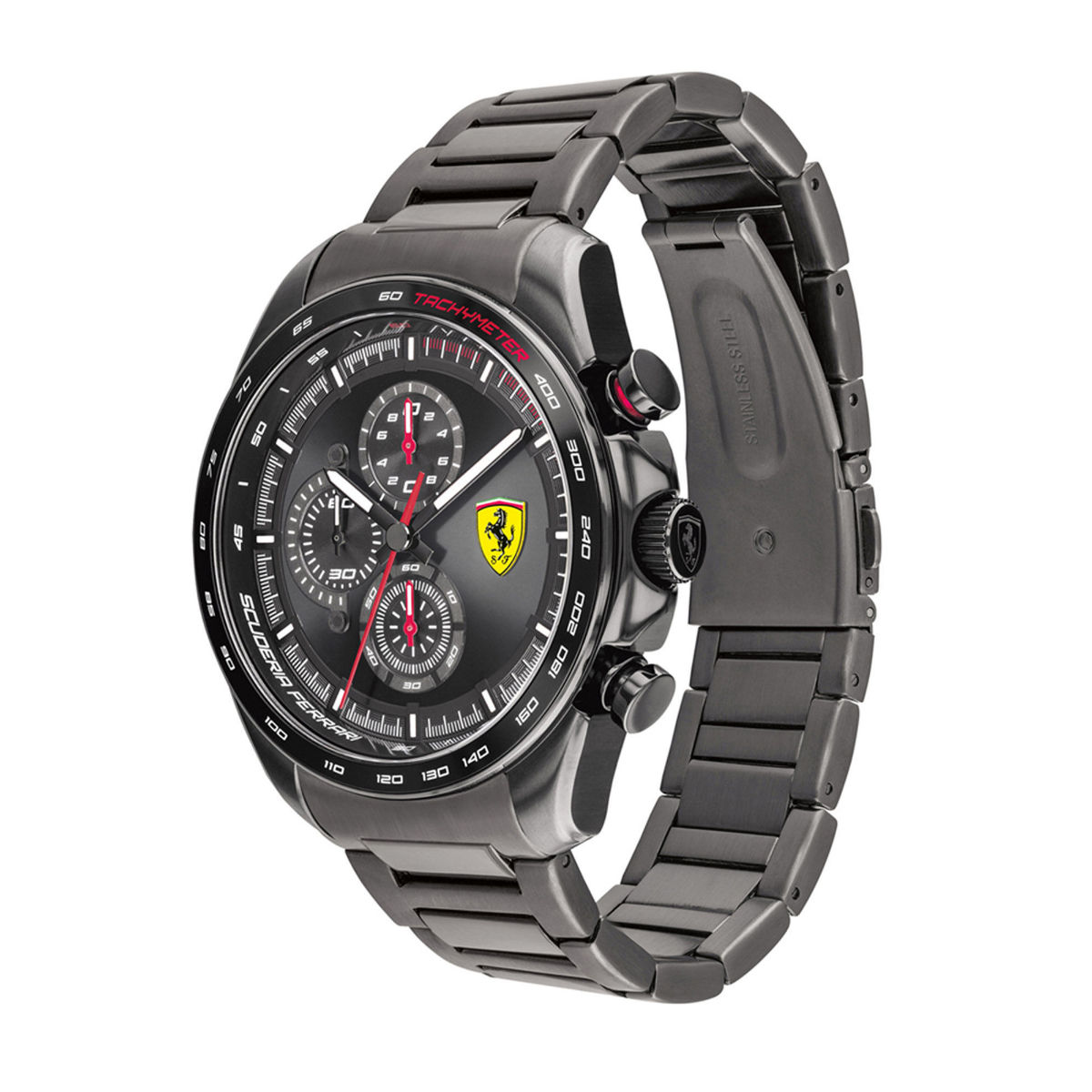 Buy SCUDERIA FERRARI Speedracer 0830653 Black Dial Chronograph Watch ...