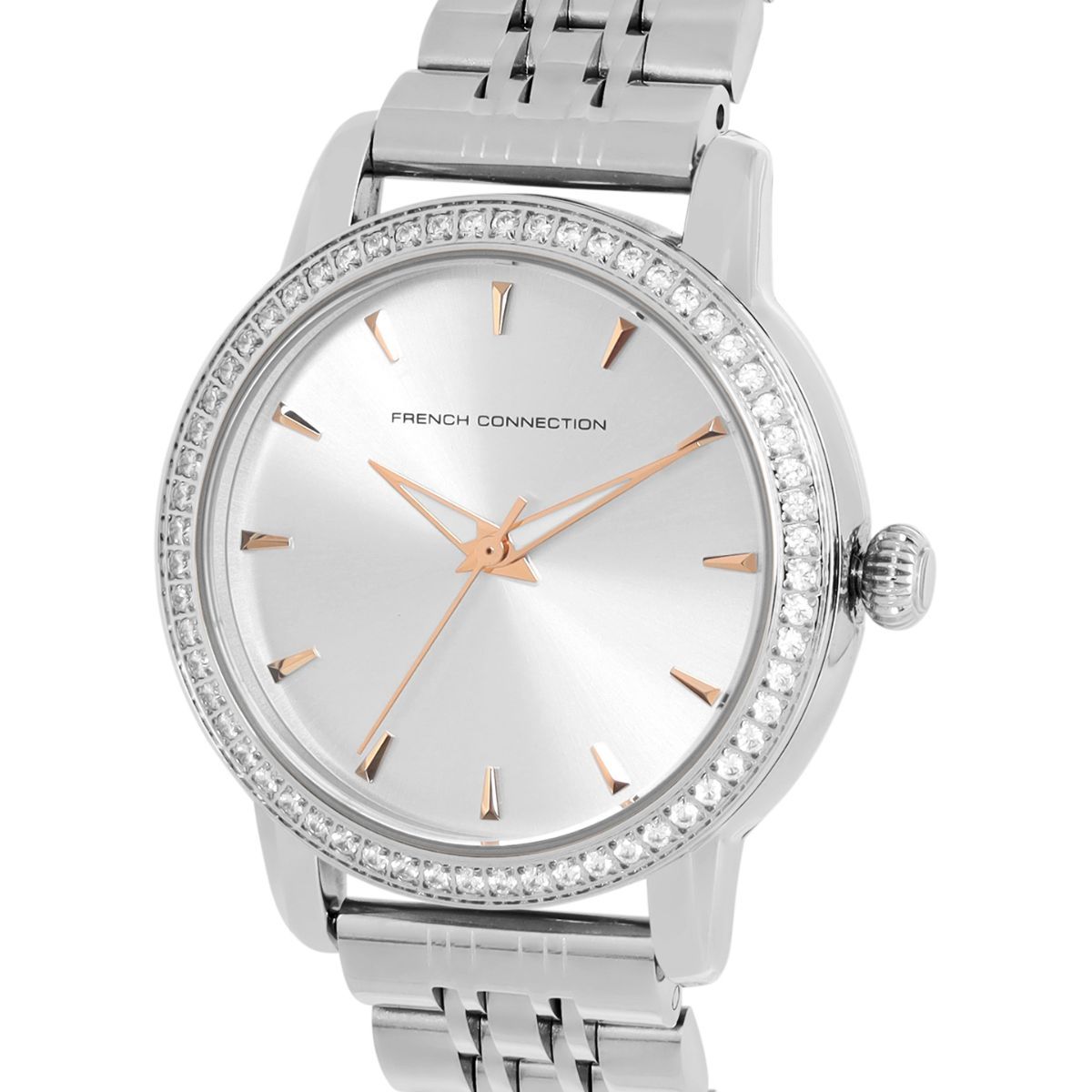French Connection Silver Analogue Watch For Women - FCP25SM: Buy French ...