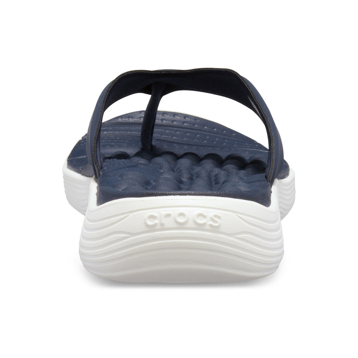 Crocs Navy Blue Reviva Women Flipflops: Buy Crocs Navy Blue Reviva ...