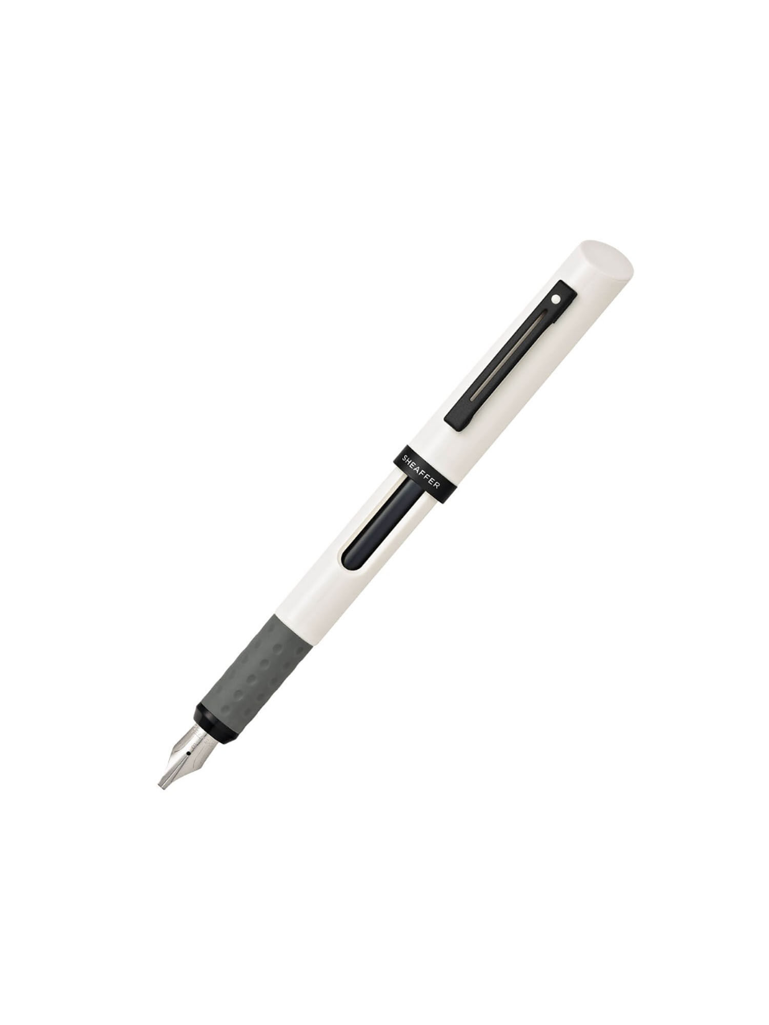 Buy Sheaffer 93400 Calligraphy Fountain Pen - White with Black Trim Online