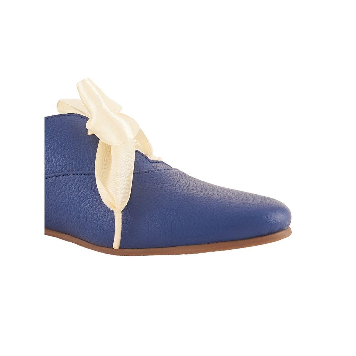 SKO Leather Solid Shoes-blue: Buy SKO Leather Solid Shoes-blue Online ...