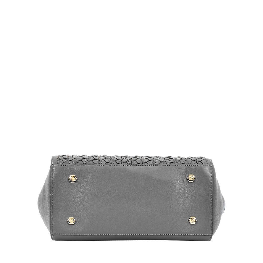 Buy Eske Celeste Leather Tote Bag,Grey Online