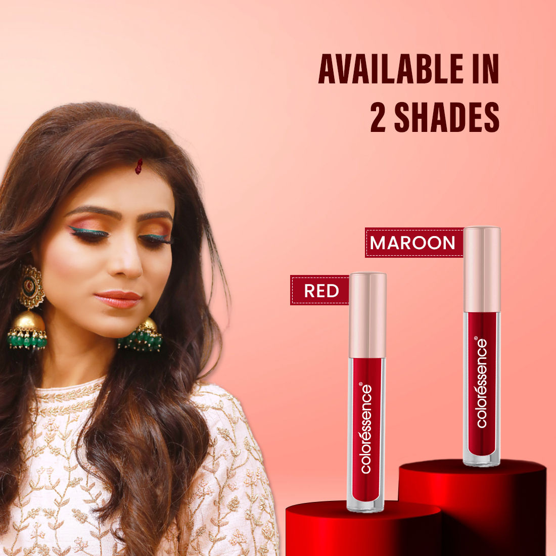 Buy Coloressence Sindoor Kit - Red & Maroon Online