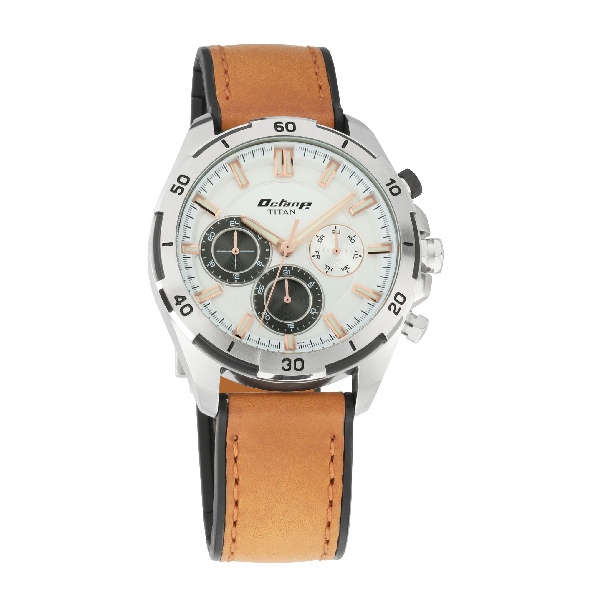 Buy Titan Octane Hyper Lume Watch With Hybrid Strap Online