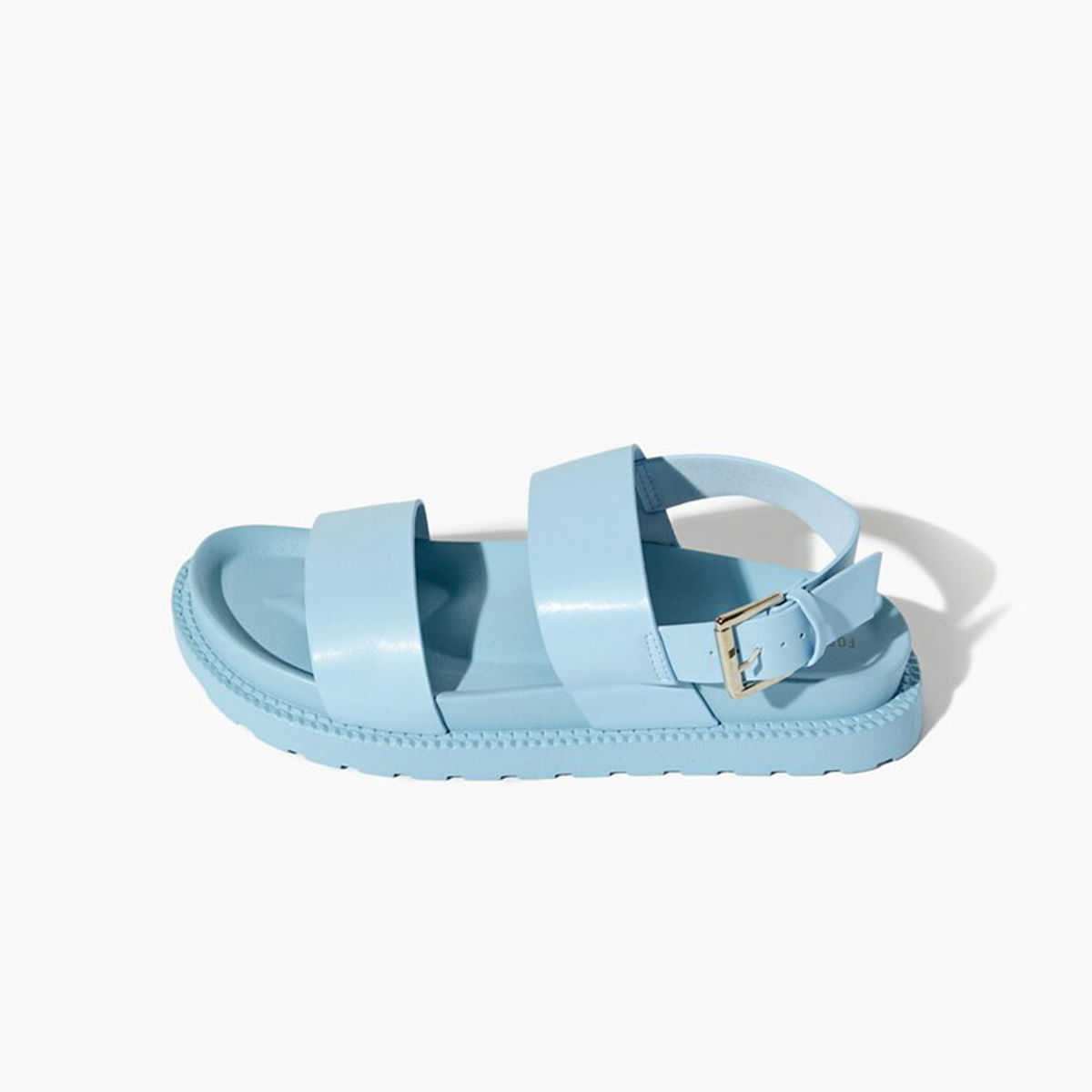 Buy Forever 21 Solid Blue Flat Sandals Online