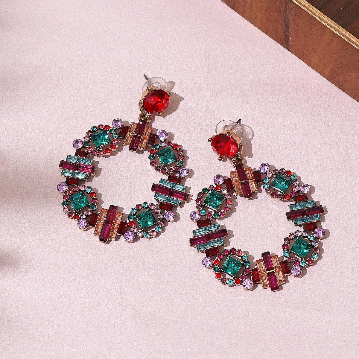 Buy Pipa Bella by Nykaa Fashion Multi-Color Rhinestone Embellished ...