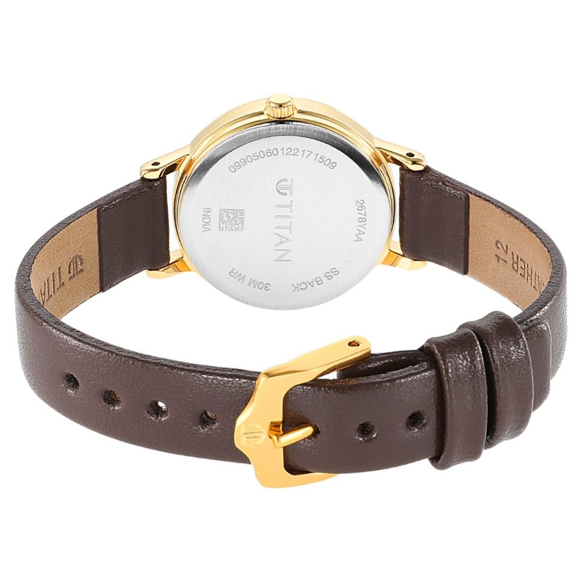 Buy Titan 2678YL02 Brown Dial Analog Watch for Women Online