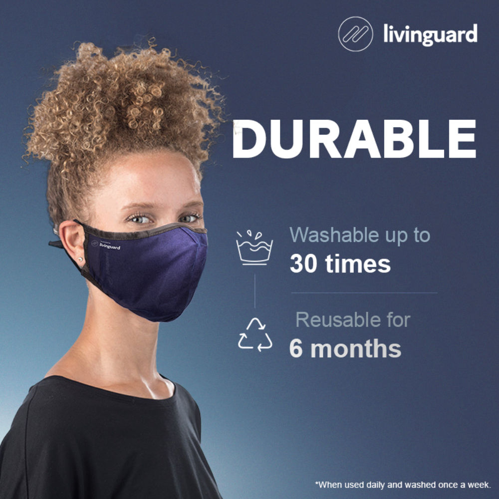 Buy Livinguard Face Mask Street (M) - Bombay Blue Online