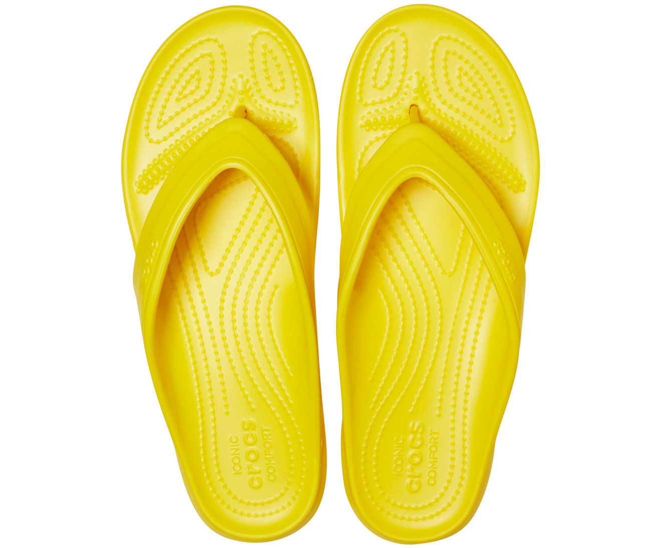 Buy Crocs Coast Yellow Unisex Flipflop Online