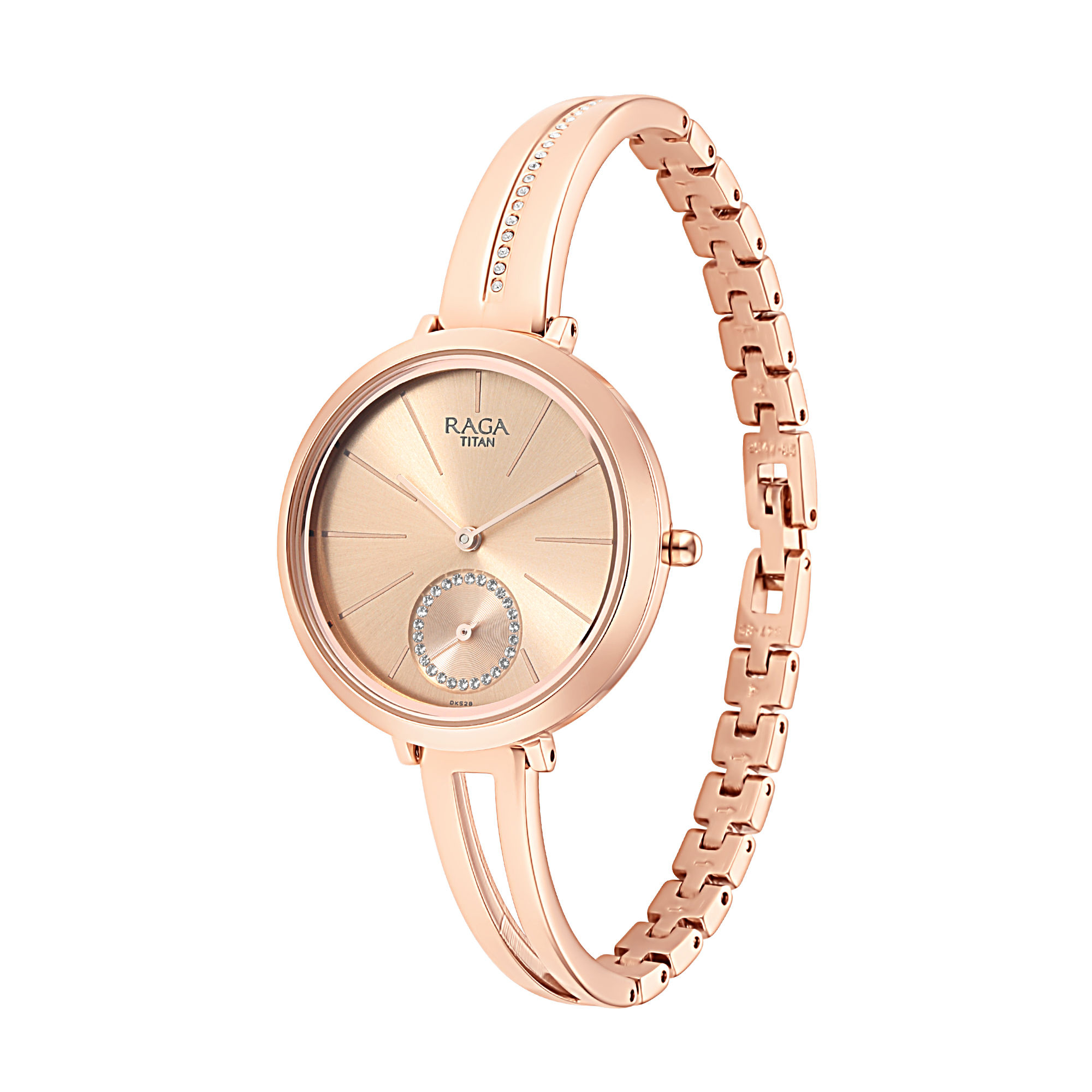 Buy Titan Raga Viva Round Analog 2647WM01 Rose Gold Dial Women s Watch ...