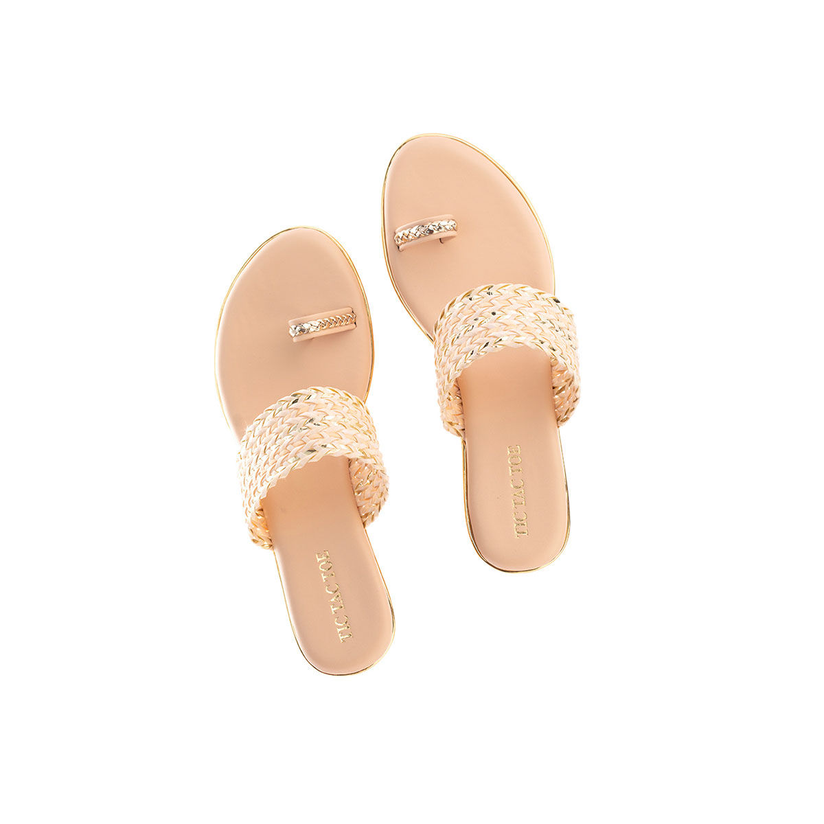 Tic Tac Toe Beige White Lace Wedges: Buy Tic Tac Toe Beige White Lace ...