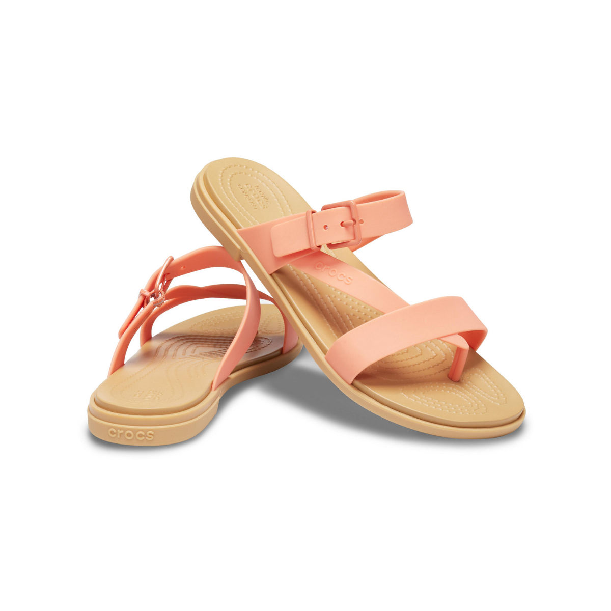 Crocs Peach Tulum Women Flipflops: Buy Crocs Peach Tulum Women ...