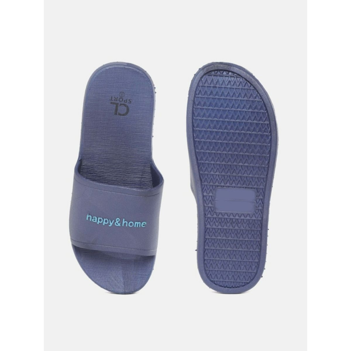 Carlton London Navy Women Solid Plain Sliders: Buy Carlton London Navy ...