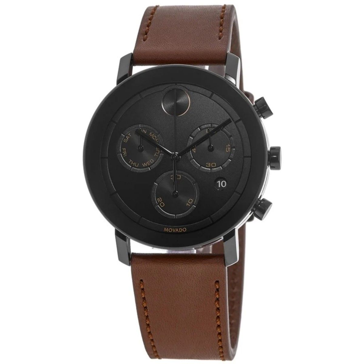 Buy Movado Bold Chronograph Black Round Dial Men Watch - 3600758 (M) Online