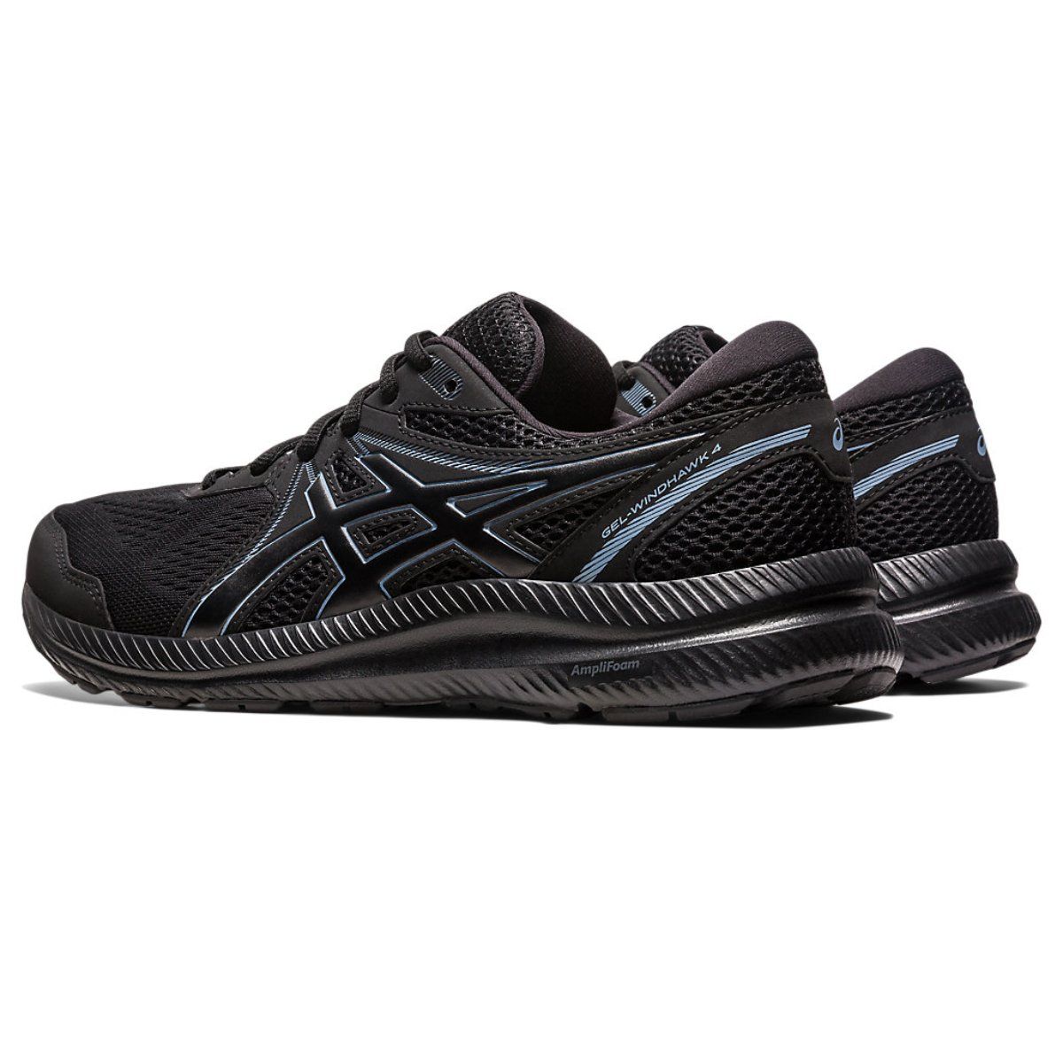 Buy ASICS Gel-windhawk 4 Black Mens Standard Width Running Shoes Online