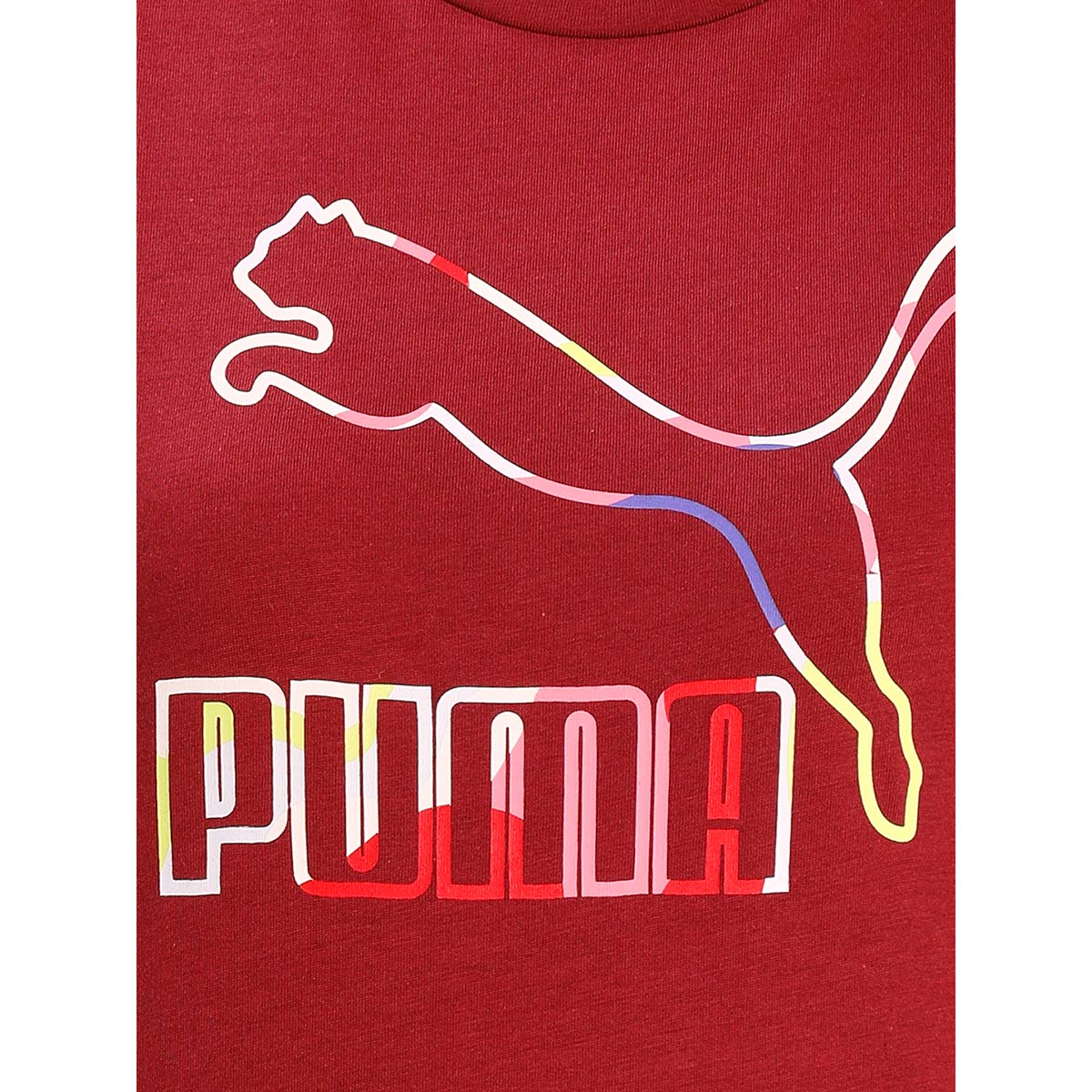 Buy Puma No1 Coloured Logo Red T-Shirt Online