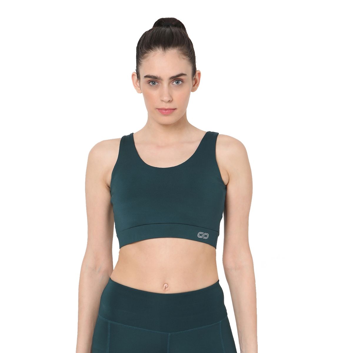 Silvertraq Champion Ruffled Sports Bra - Teal: Buy Silvertraq Champion ...