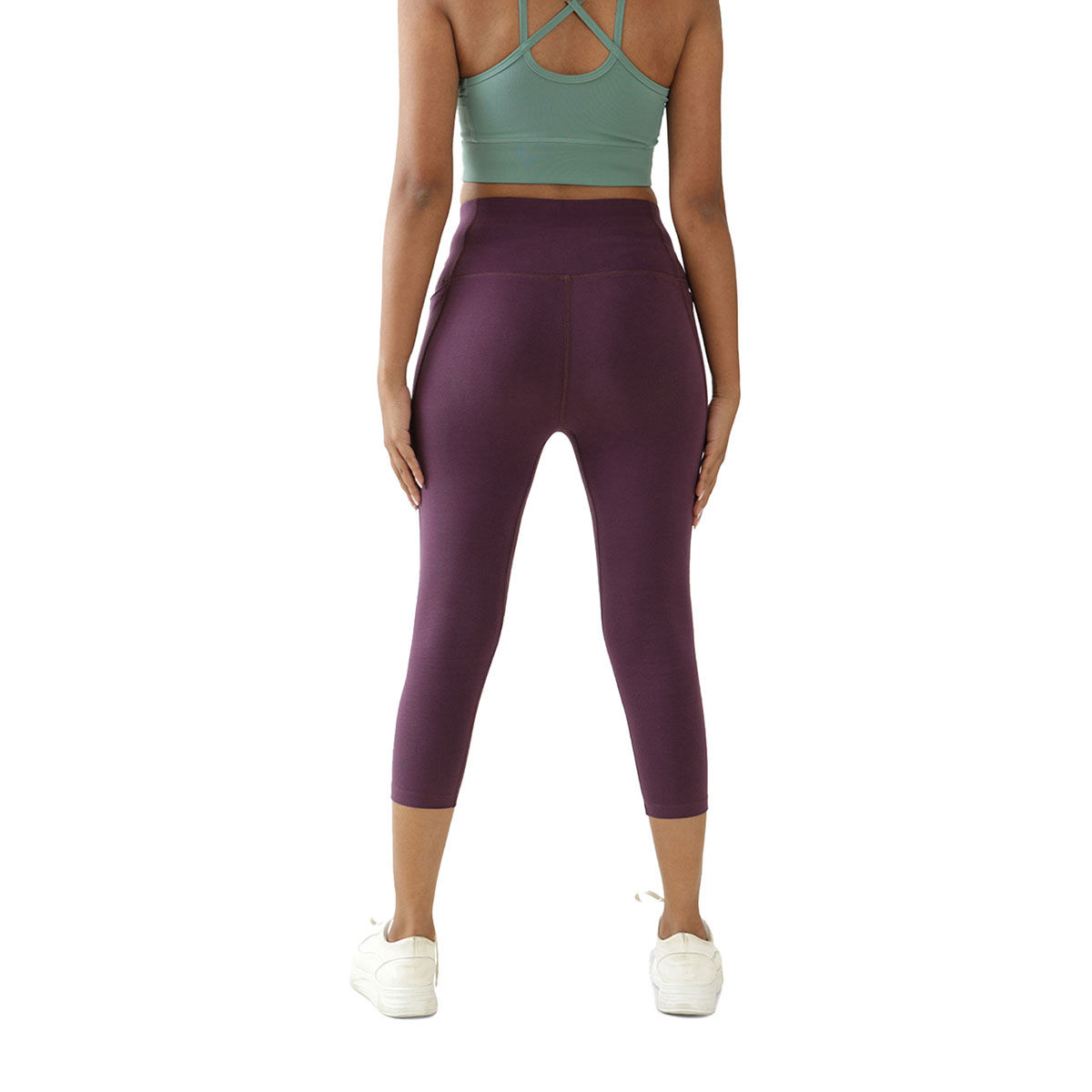 Buy Blissclub Women Grape Groove In Cotton Capri Online