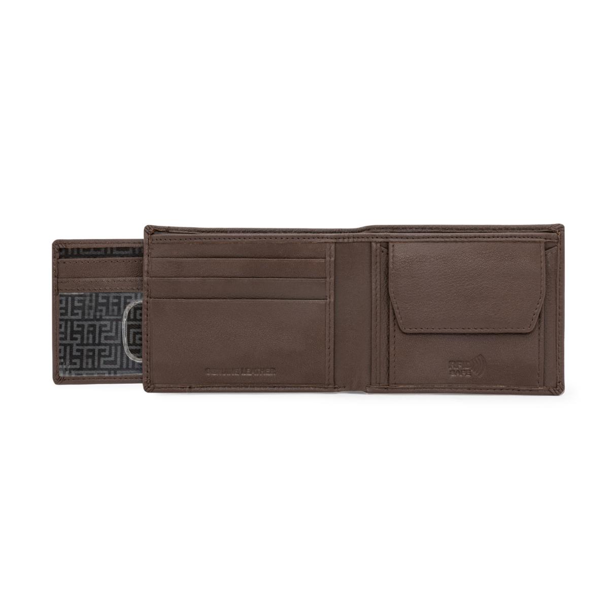Buy Red Tape Men Brown Bifold Rfid Protected Leather Wallet Online