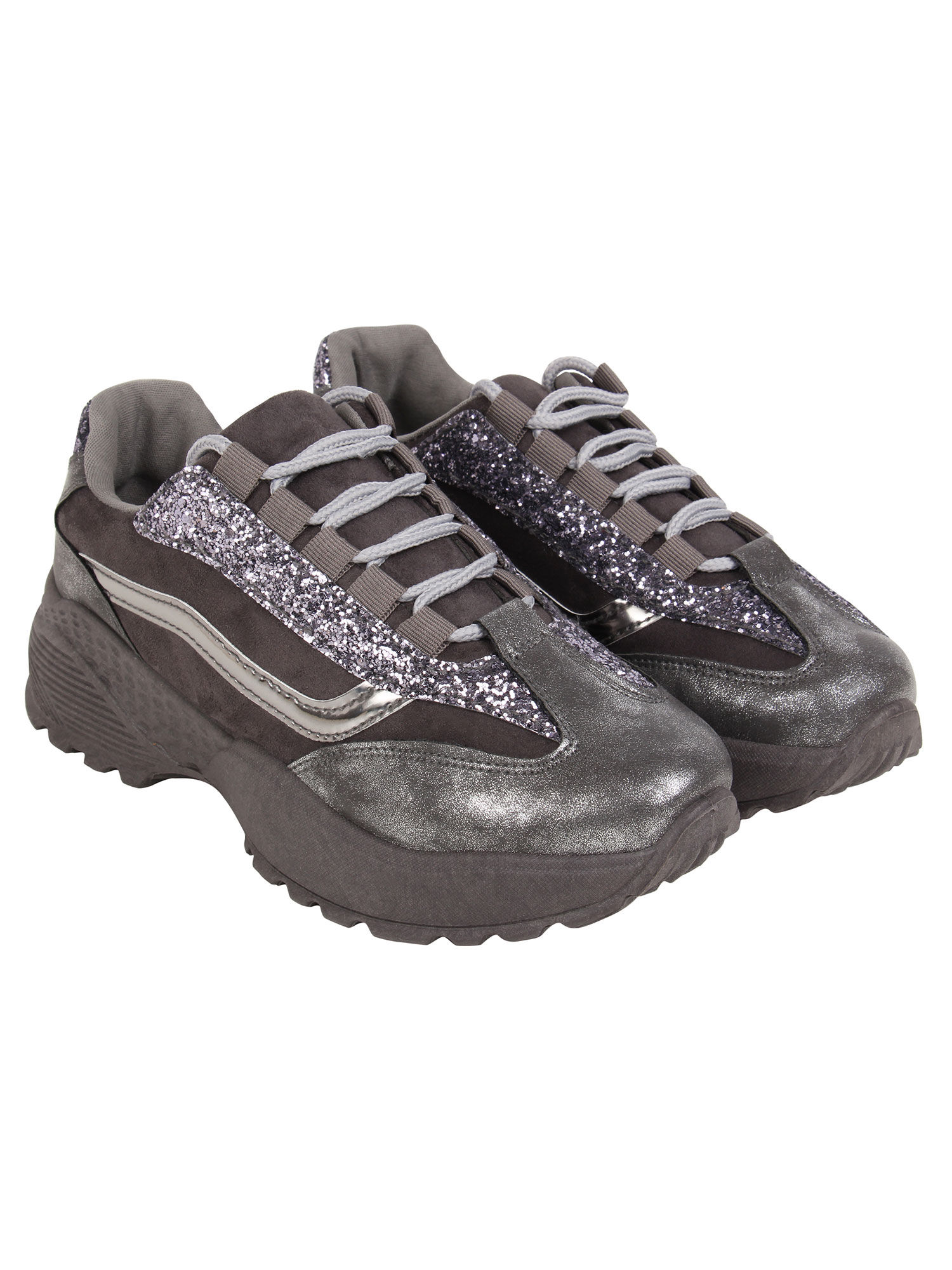 Buy CATWALK Grey Embellished Shoes Online