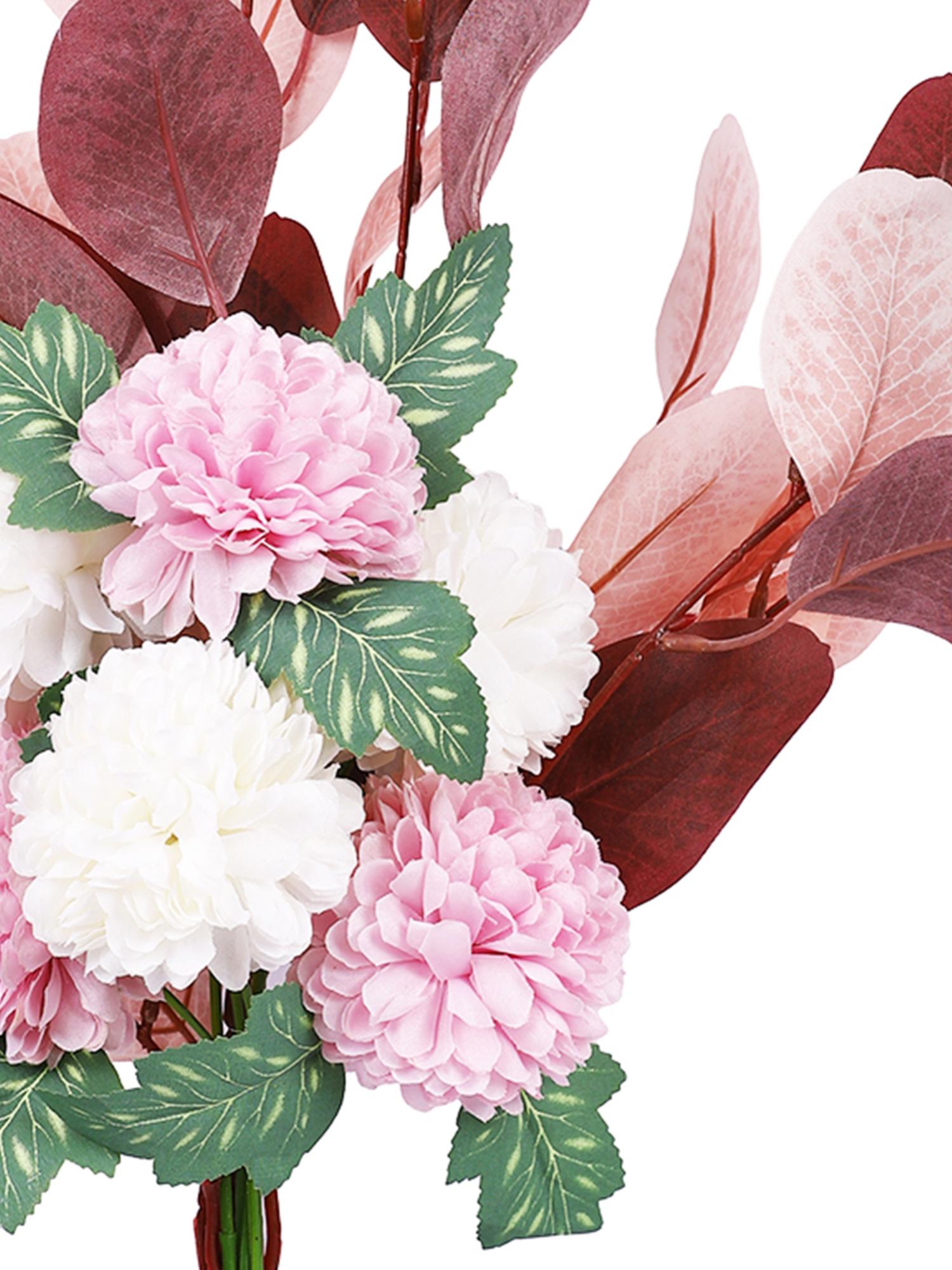 Buy Tayhaa Multi-Color Pastel Blooms Flower Stems (Pack of 2) Online