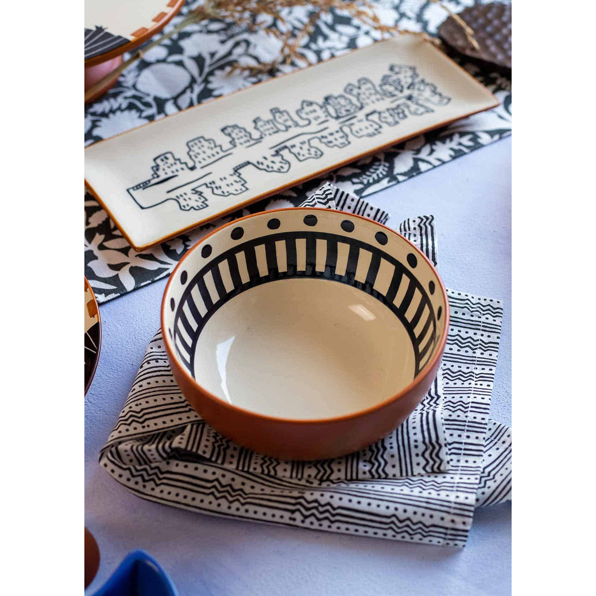 Freedom Tree Sabar Ceramic Round Bowl: Buy Freedom Tree Sabar Ceramic ...