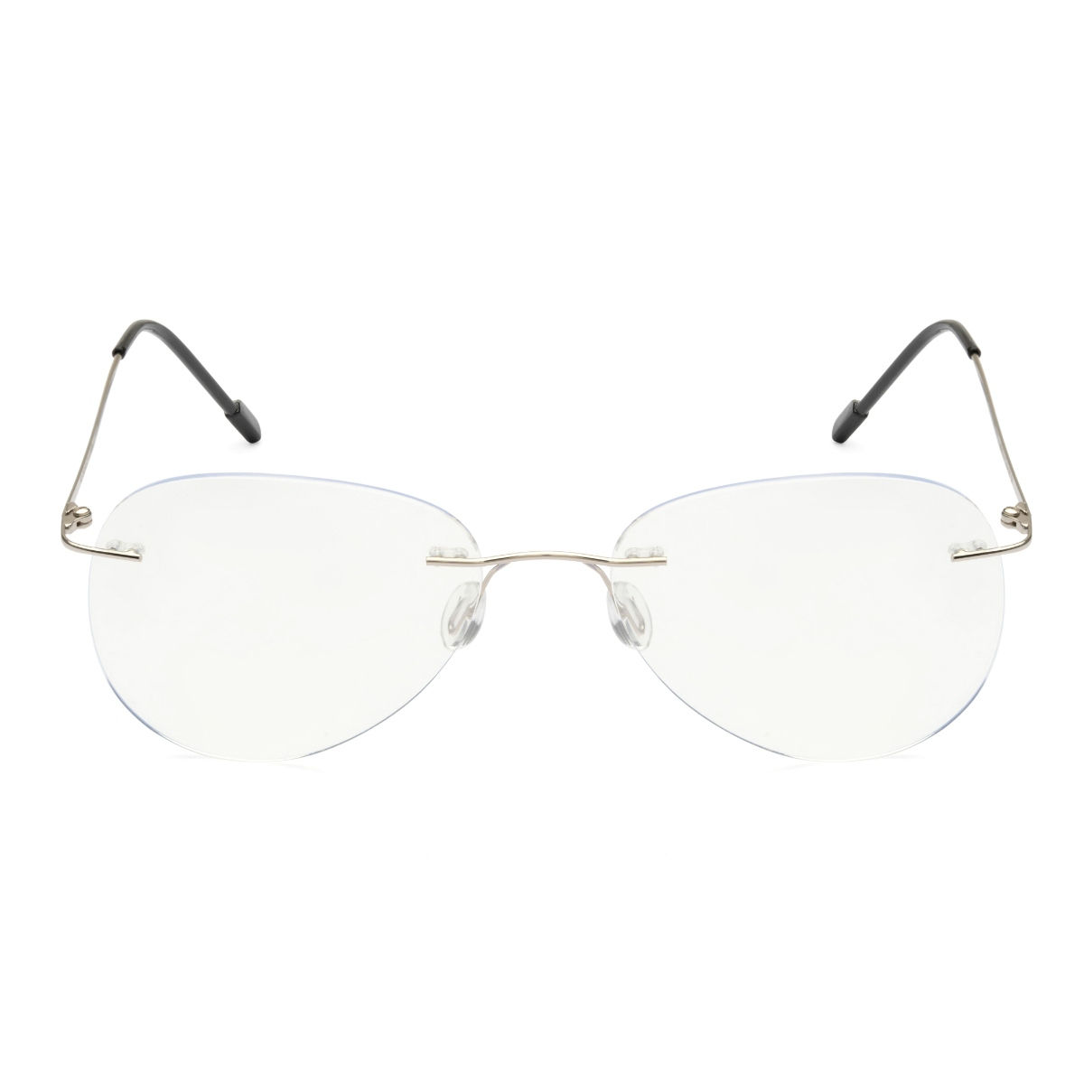 Buy Royal Son Rimless Aviator Spectacle Frame for Men & Women - Sf0048 ...