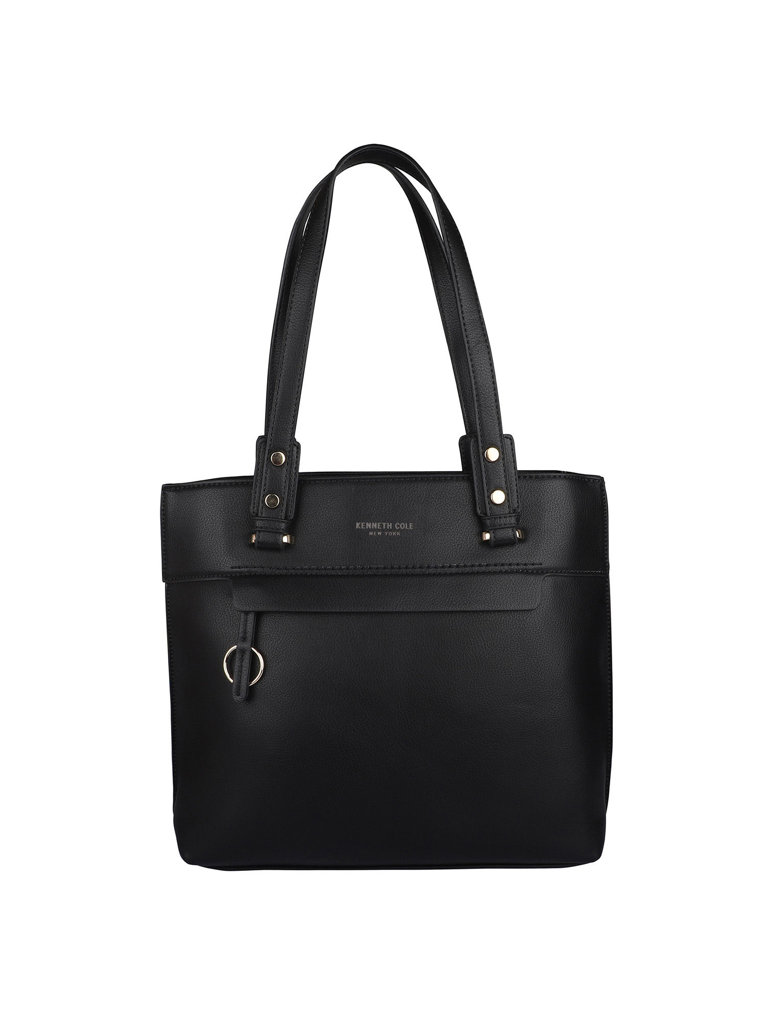 Buy Kenneth Cole Black Solid Handbag Online