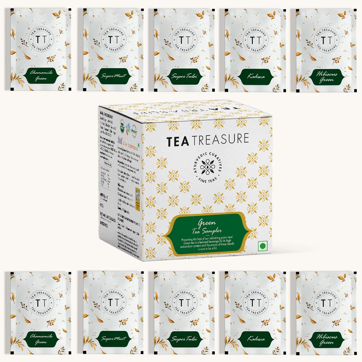 Tea Treasure Green Tea Sampler Kit: Buy Tea Treasure Green Tea Sampler ...