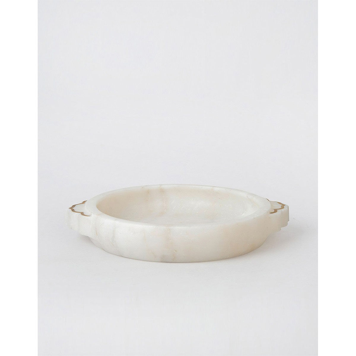 Buy Fabindia White Taranya Stone Inlay Urli Online