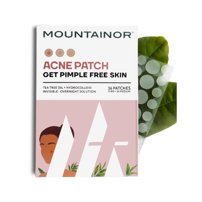 Mountainor Acne Pimple Patch - Tea Tree Oil + Hydrocolloid Patches: Buy ...