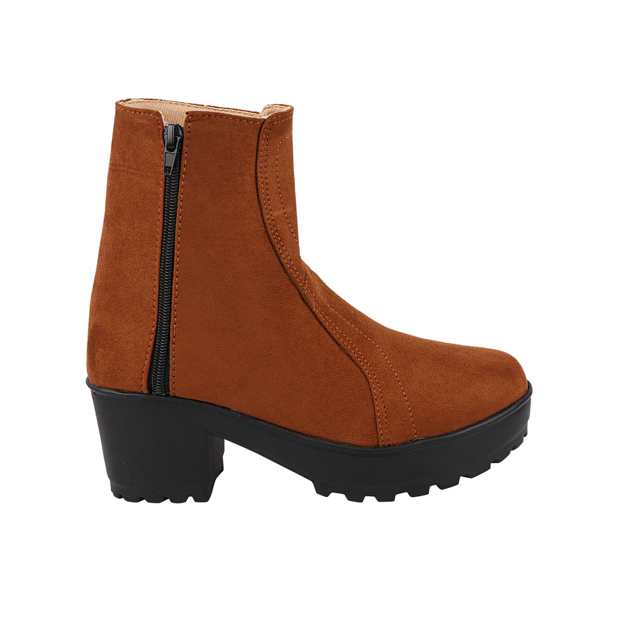 Shoetopia Women Solid Tan Boots: Buy Shoetopia Women Solid Tan Boots ...