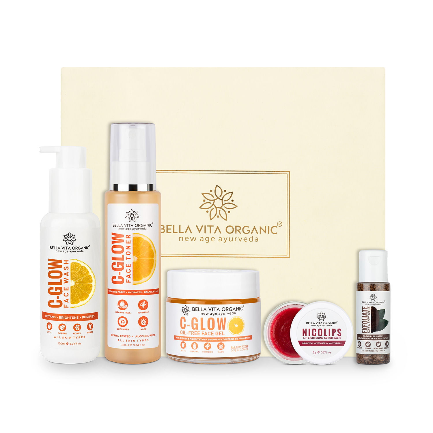 Bella Vita Organic Vitamin C Make Me Glow Combo Buy Bella Vita Organic