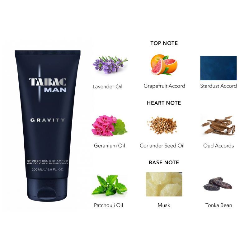 Buy TABAC Man Gravity Shampoo & Shower Gel Online