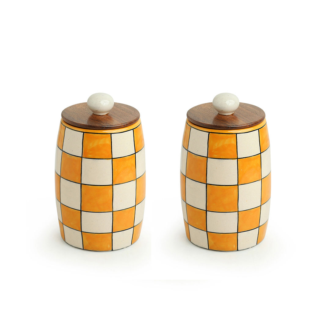 Buy ExclusiveLane Shatranj Checkered' Storage Jars & Containers in ...