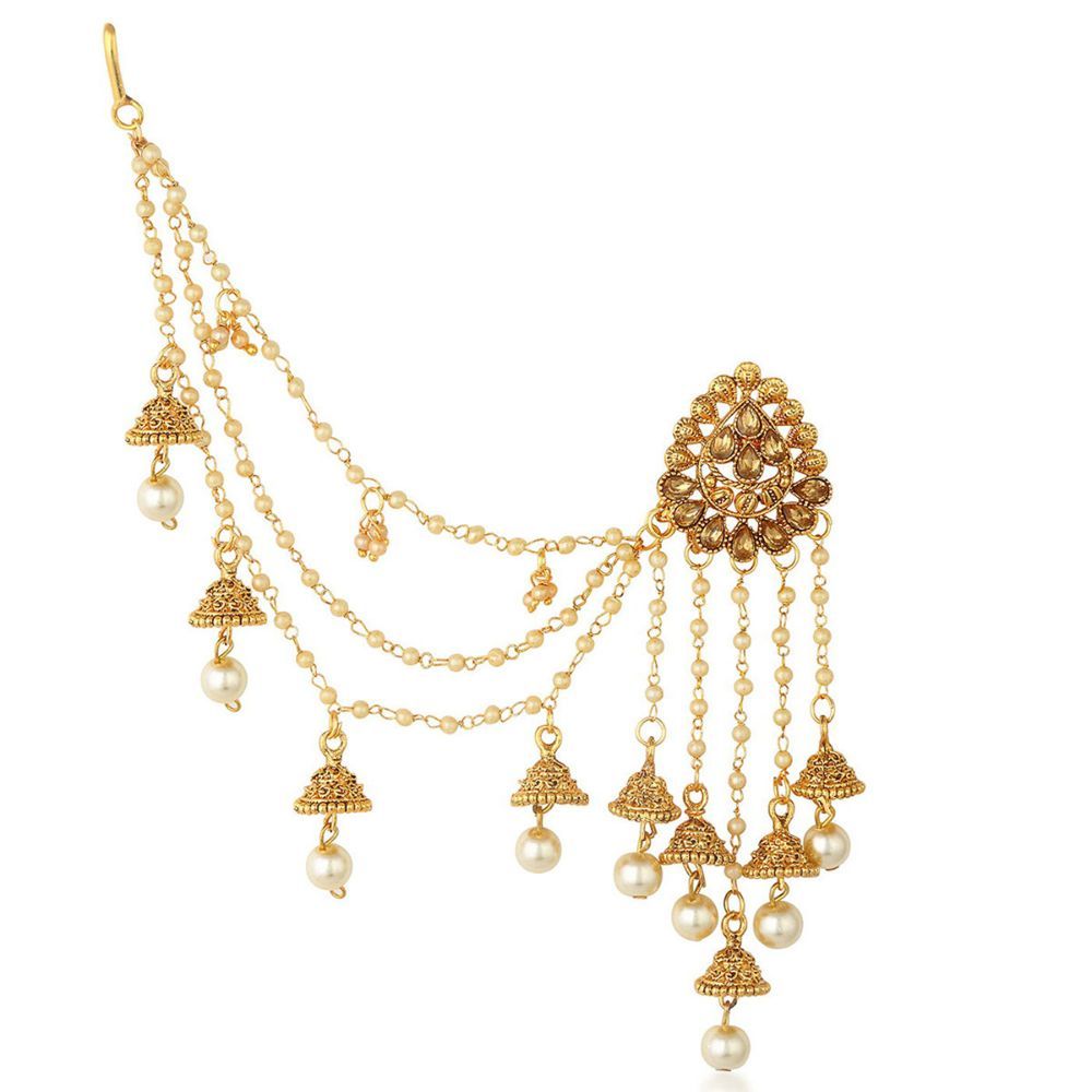 Buy Sukkhi Incredible Gold Plated Bahubali Inspired Long Chain Jhumki ...