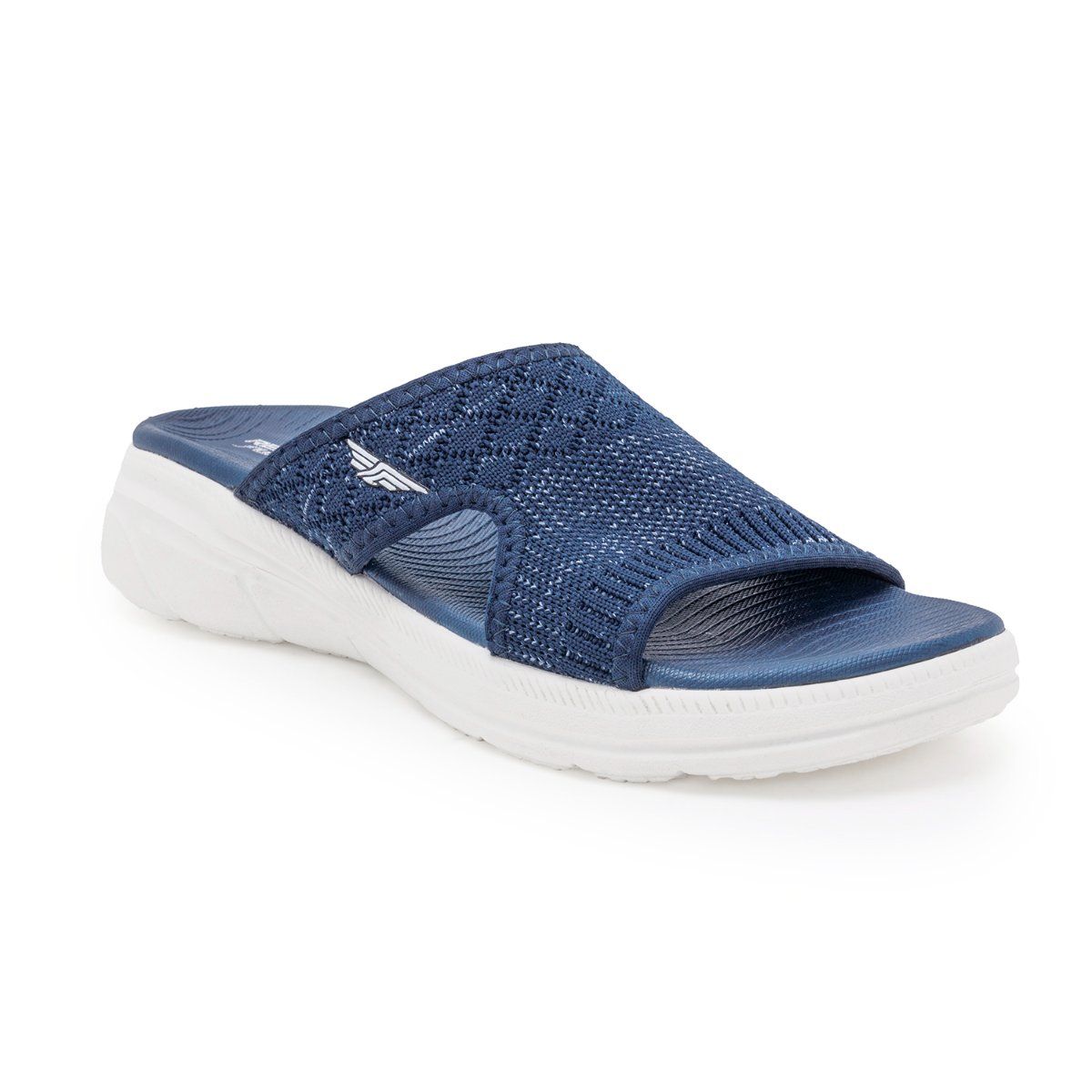 Buy Red Tape Women Textured Navy Sports Sandals Online