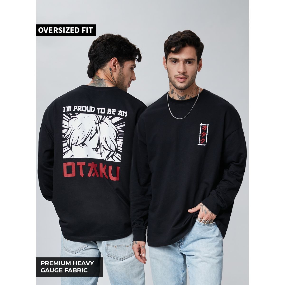 Buy The Souled Store Tss Originals: Otaku Cotton Oversized Full Sleeve ...