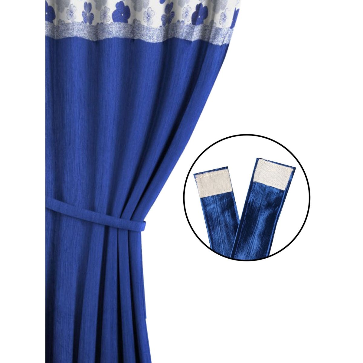 BIANCA Pure 7 Feet Curtain Blue02: Buy BIANCA Pure 7 Feet Curtain ...