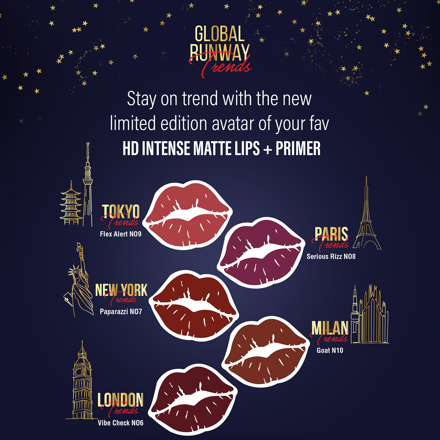 Buy Faces Canada Ultime Pro HD Intense Matte Lips + Primer - Serious ...