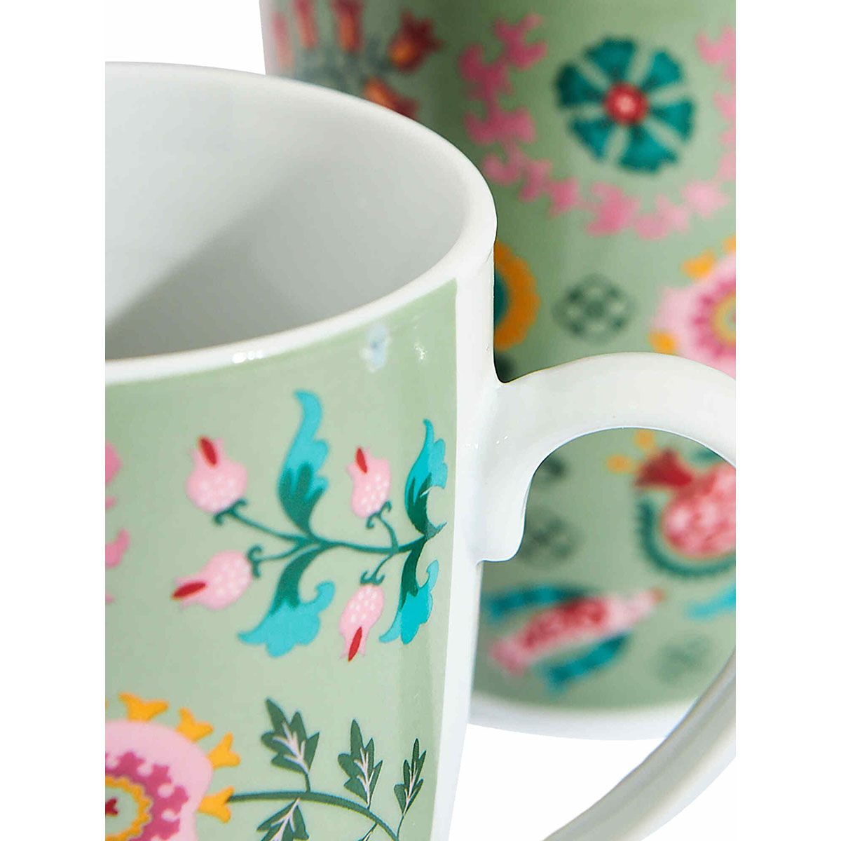 Buy Chumbak Valley Bloom Mugs - Gift Set of 2 Online