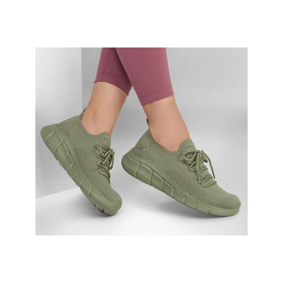 Buy SKECHERS Bobs B Flex - Color Connect Green Bobs Slip-on Online