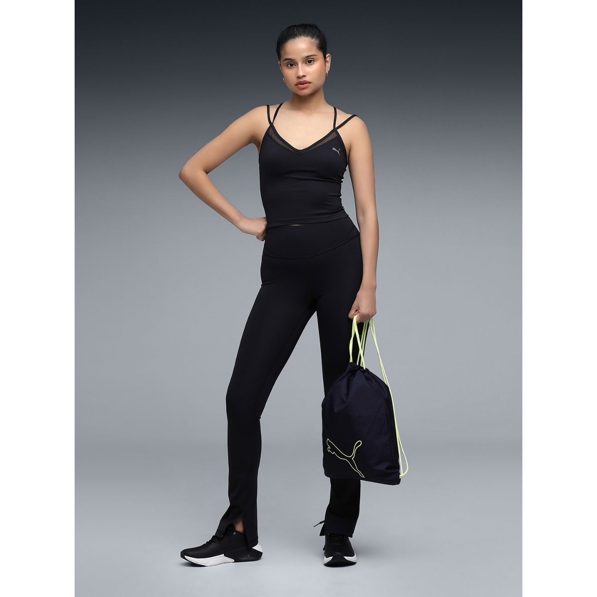 Buy Puma Shape Womens Black Strappy Training Tank Top Online