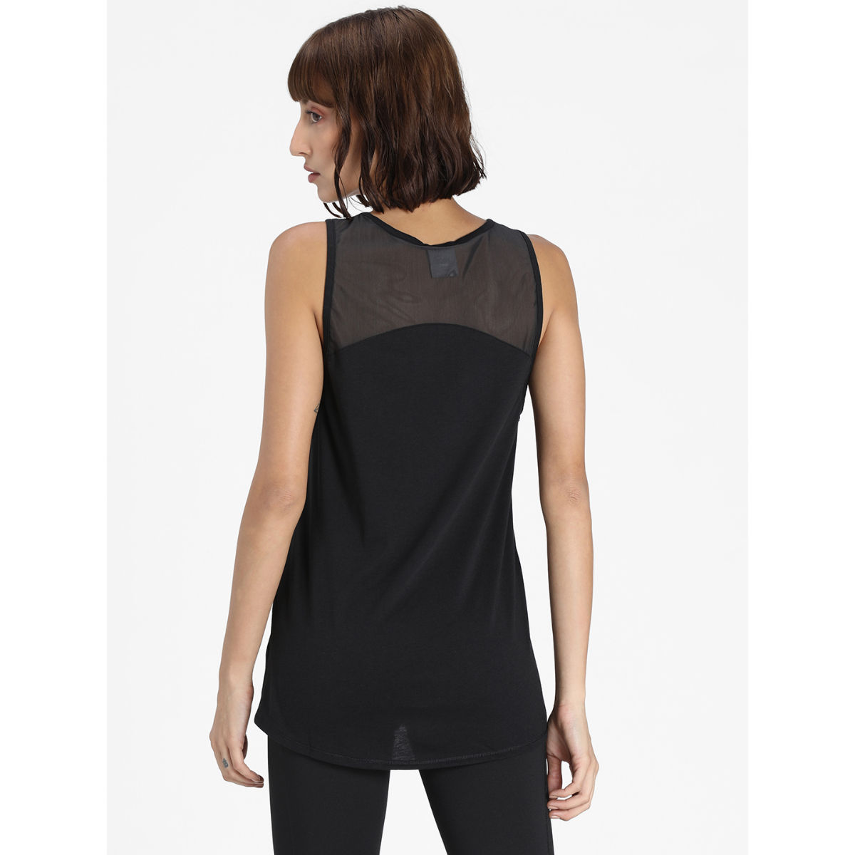 Buy Puma Mesh Womens Black Training Tank Top Online