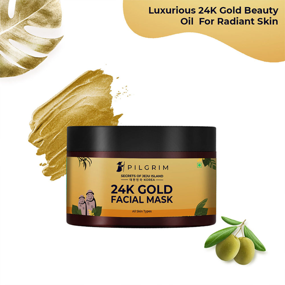 Pilgrim 24K Gold Facial Mask for Glowing & Radiant Skin Depigmentation ...